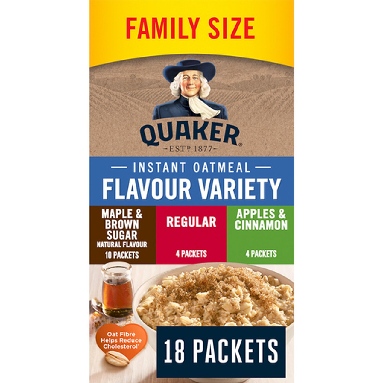 Quaker Instant Oatmeal Variety Pack 694 g - Voilà Online Groceries & Offers