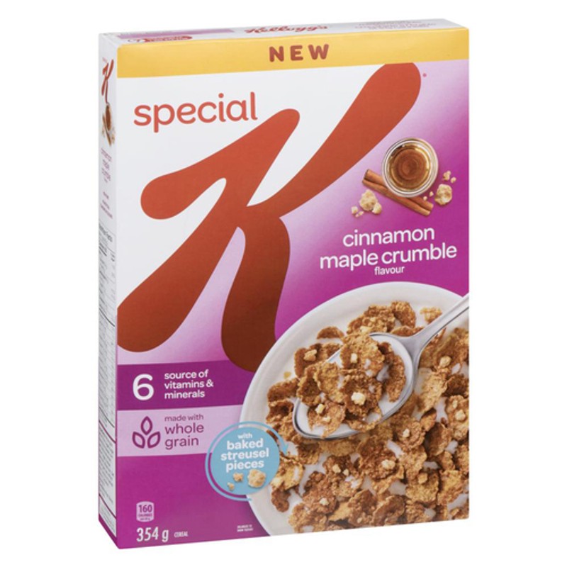 Kellogg's Special K Cereal Cinnamon Maple Crumble 354 g - Voilà Online ...