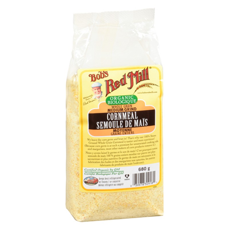 Bob's Red Mill Medium Organic Cornmeal 680 g - Voilà Online Groceries ...