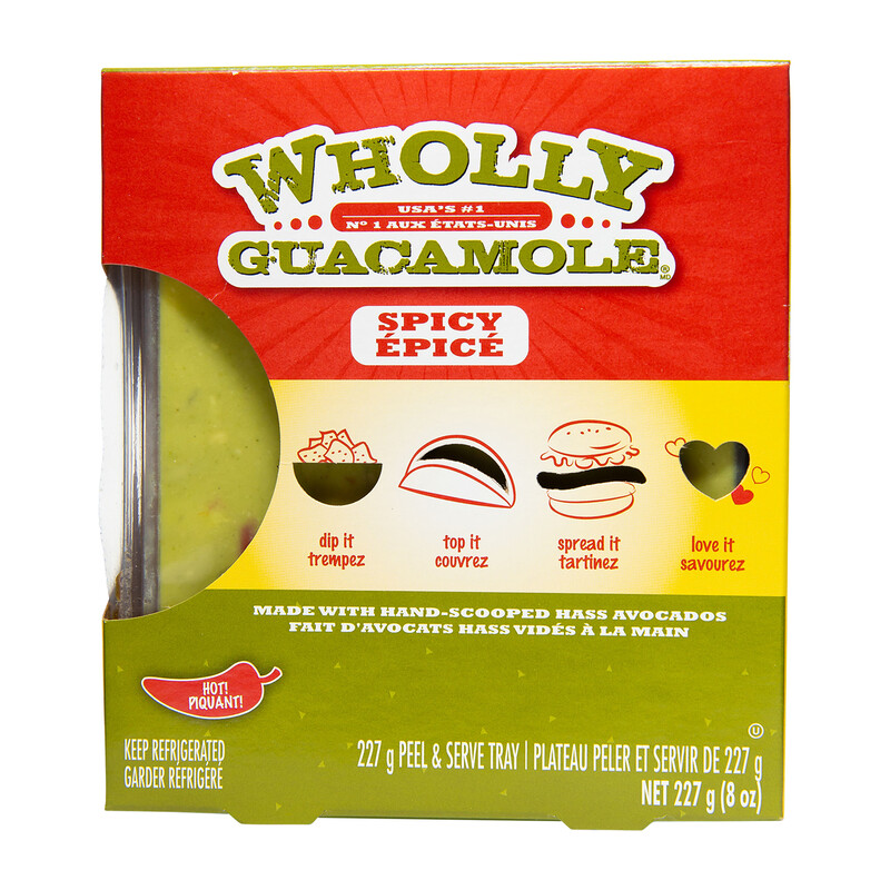 Wholly Guacamole Spicy Tub 227 g - Voilà Online Groceries & Offers