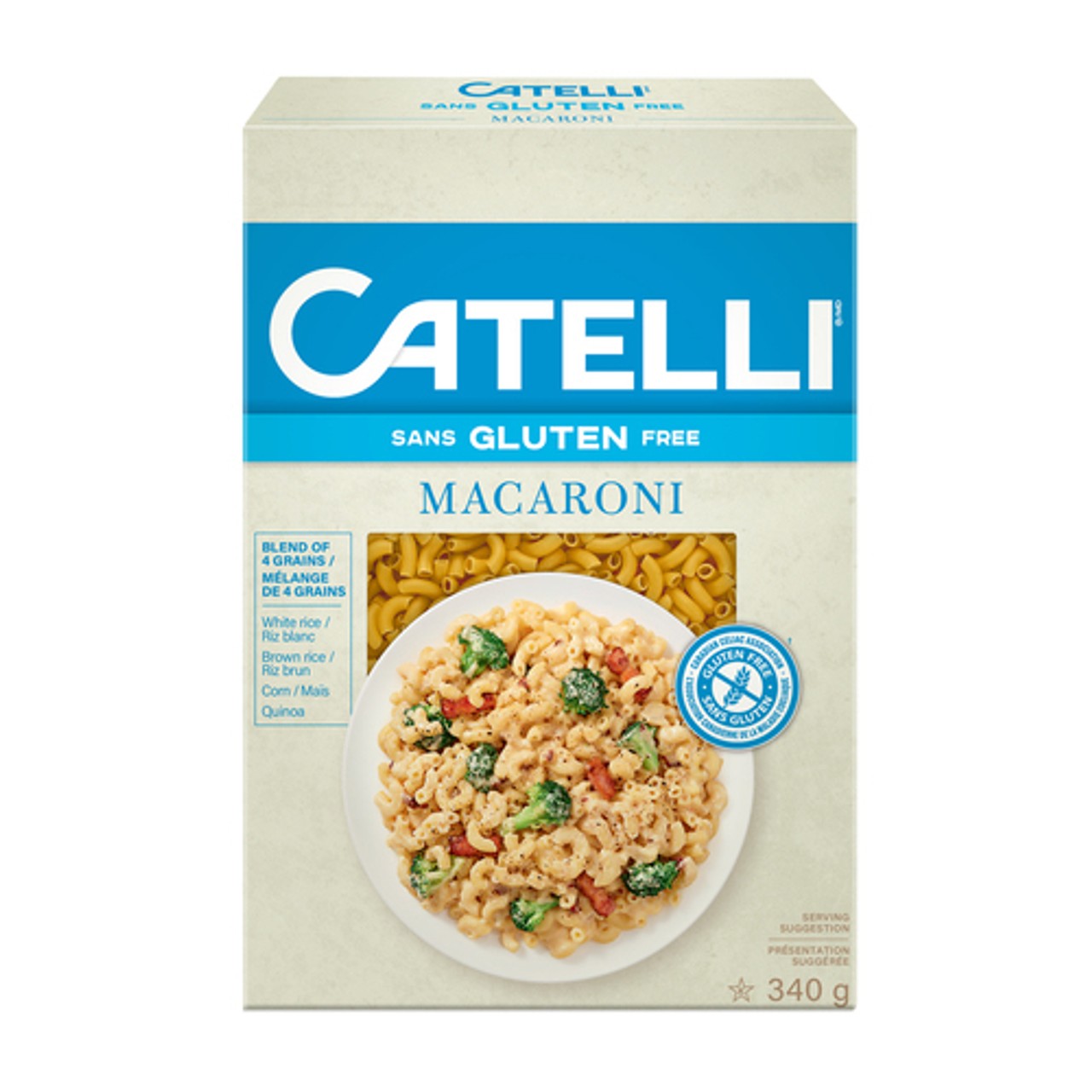 Catelli Gluten-Free Pasta Macaroni 340 g - Voilà Online Groceries & Offers