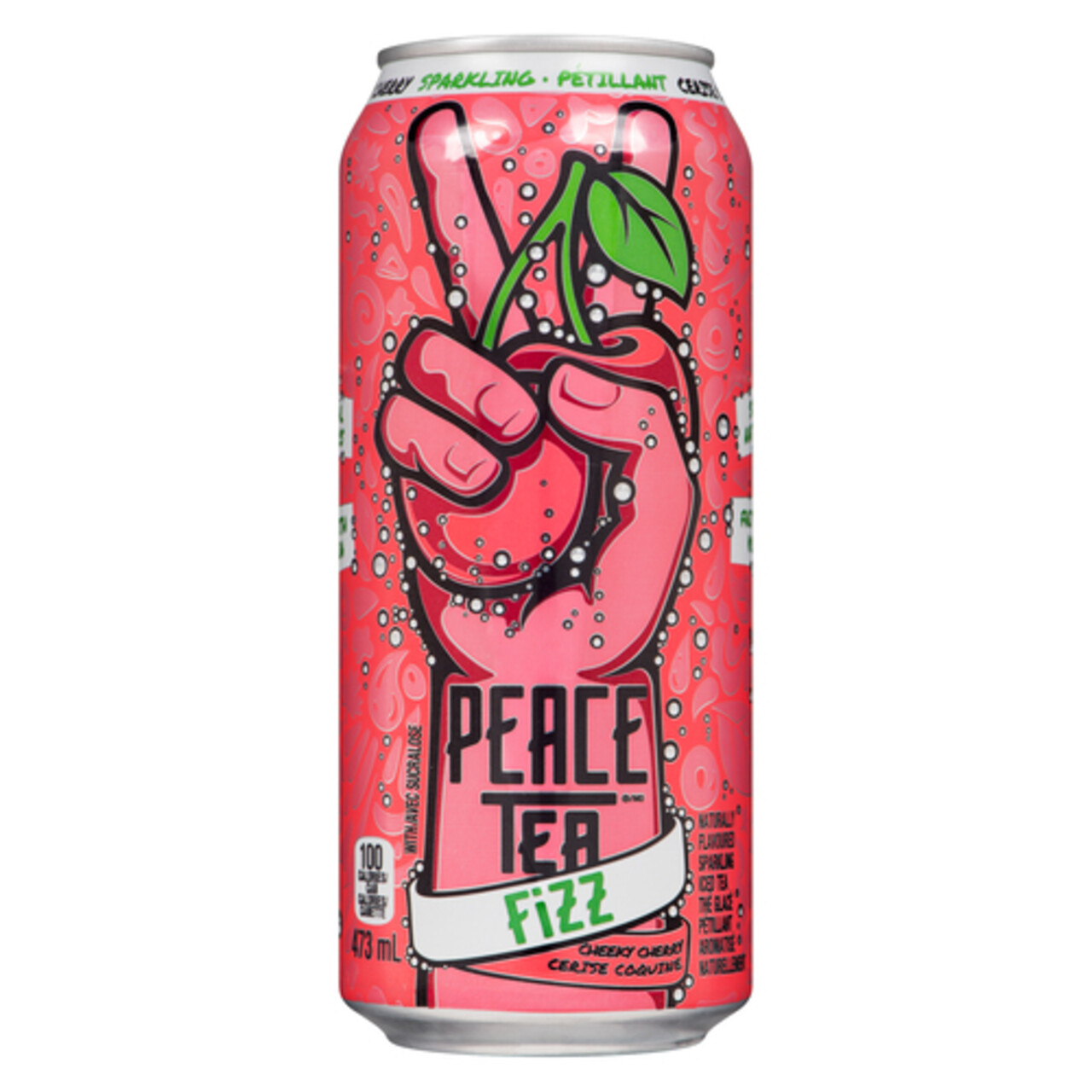 Peace Tea Iced Tea Fizz Cheeky Cherry 473 ml (can) - Voilà Online ...