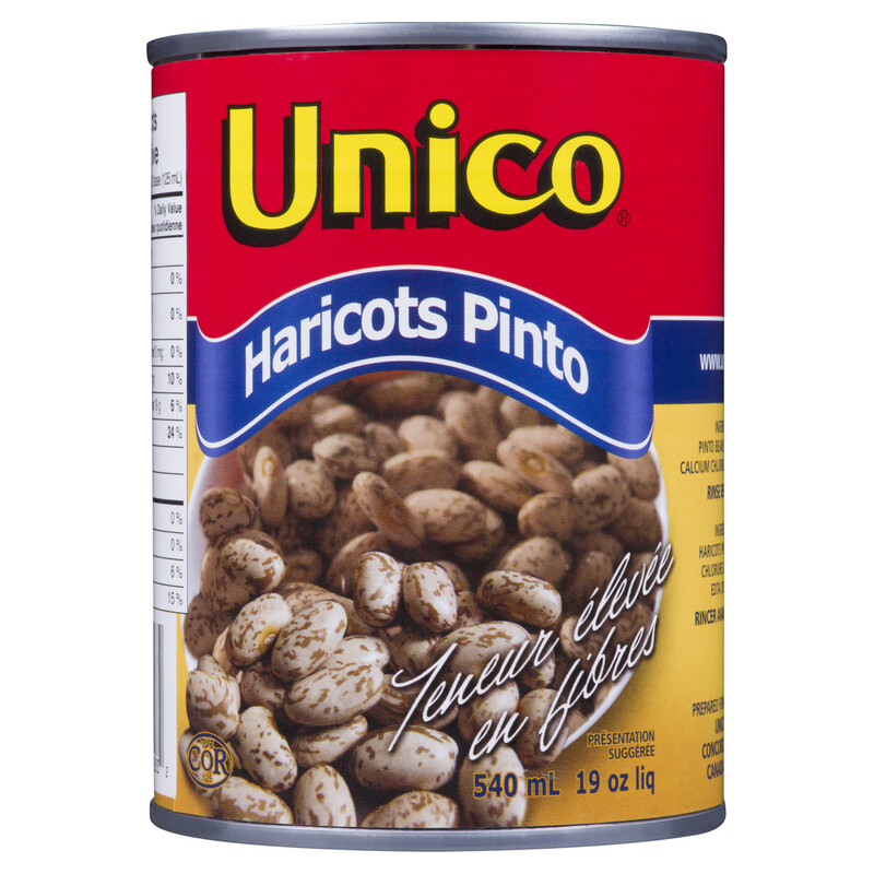 Unico Pinto Beans 540 ml - Voilà Online Groceries & Offers
