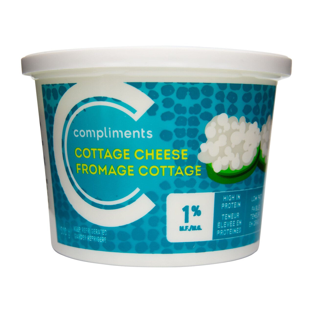 Compliments 1% Cottage Cheese 500 g - Voilà Online Groceries & Offers