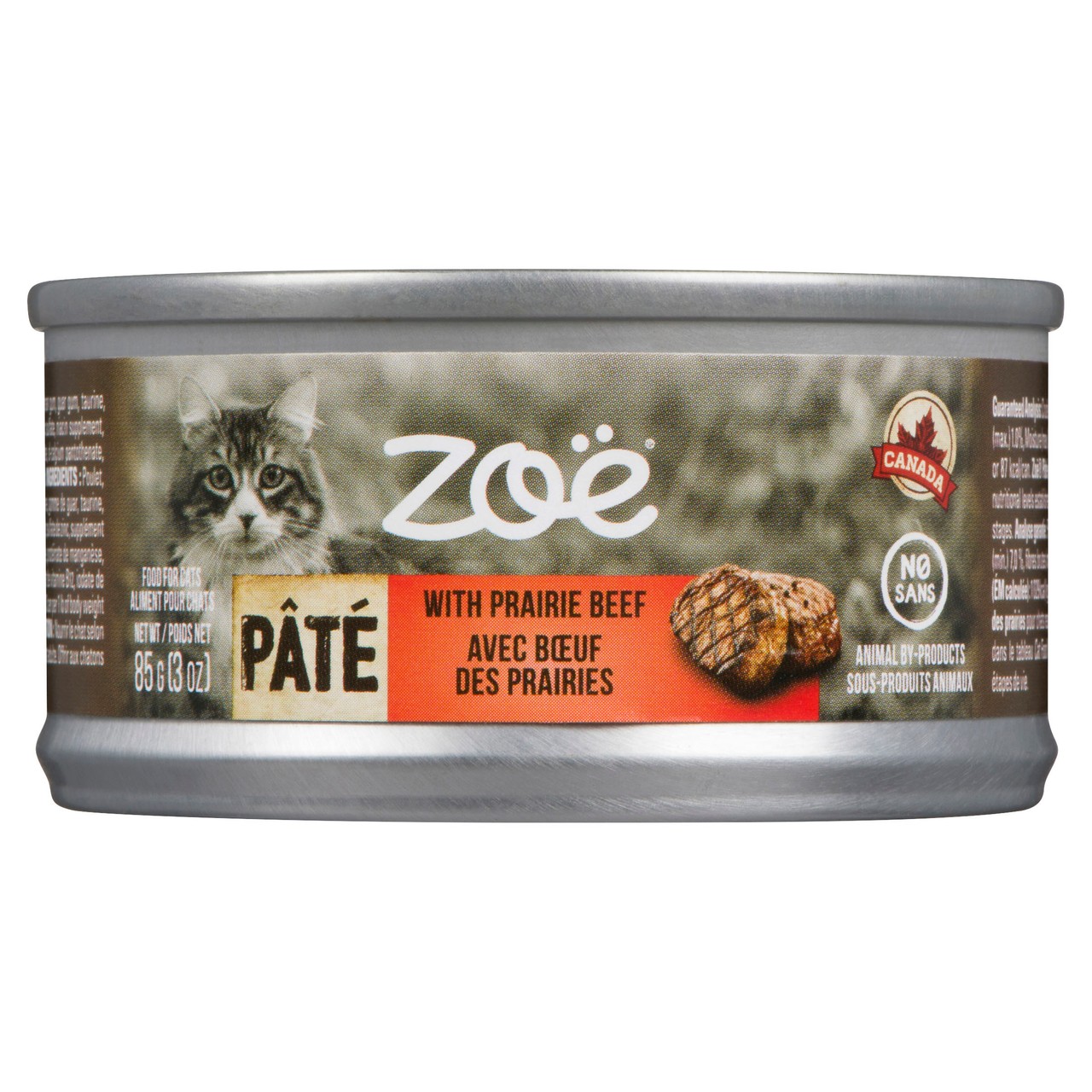 Zoe Wet Cat Food Pâté With Prairie Beef 85 g - Voilà Online Groceries ...