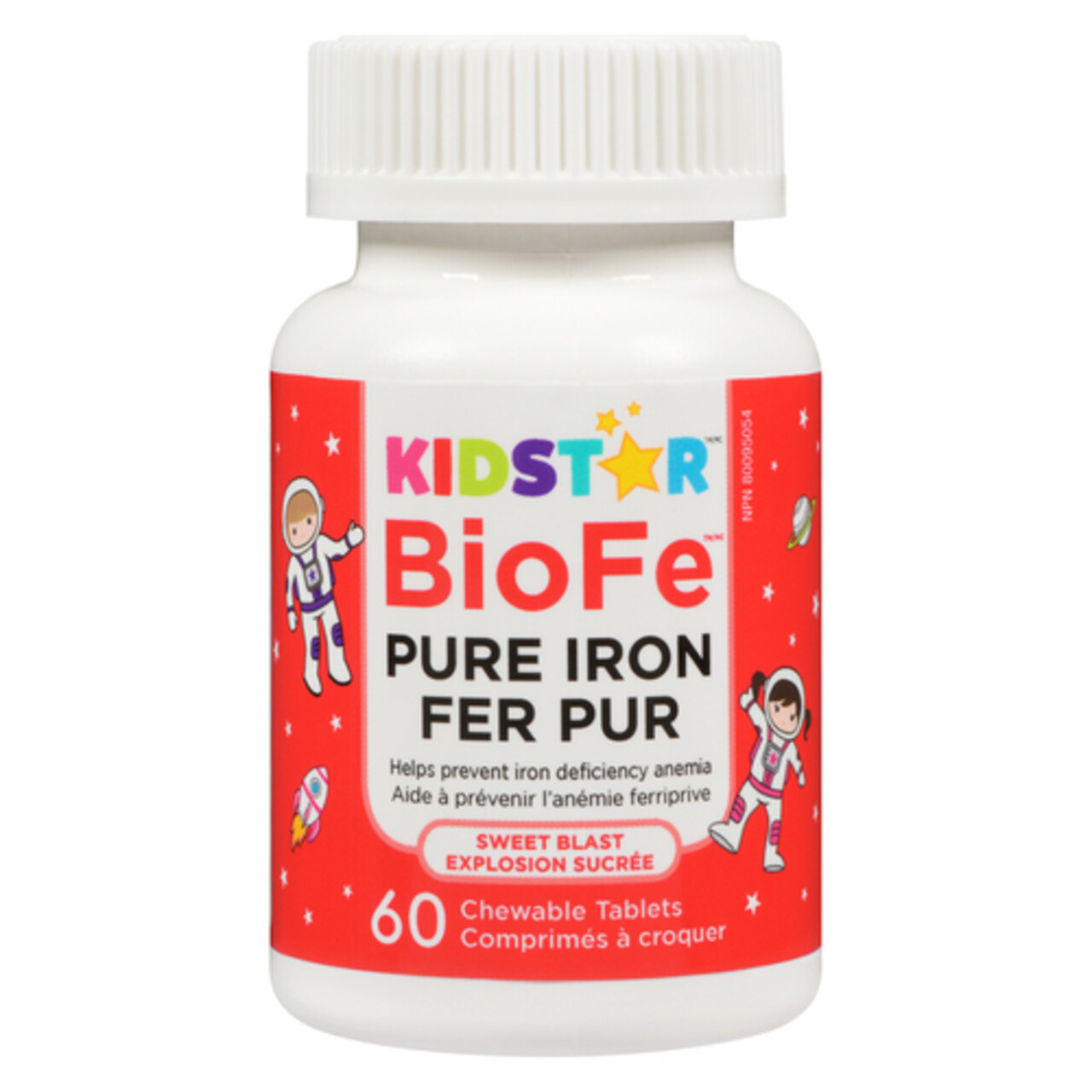 BioFe Pure Iron Chewable Tablets Sweet Blast 60 Count - Voilà Online ...