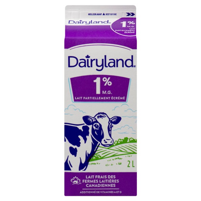 Dairyland 1% Milk 2 L - Voilà Online Groceries & Offers