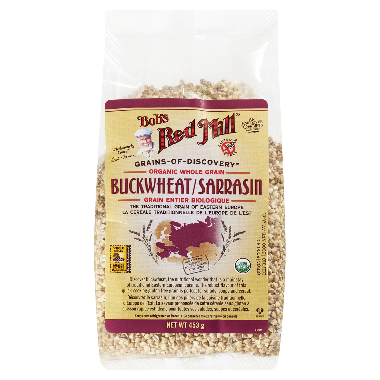Bob's Red Mill Organic Gluten-Free Whole Grain Buckwheat 453 g - Voilà ...
