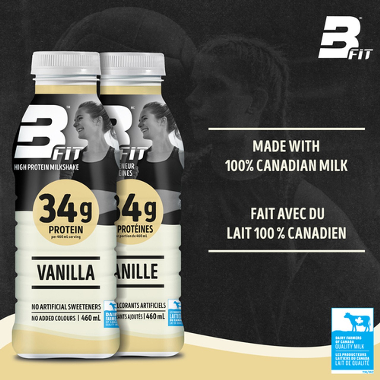 BFIT Shake High Protein Vanilla 460 ml (bottle) - Voilà Online ...