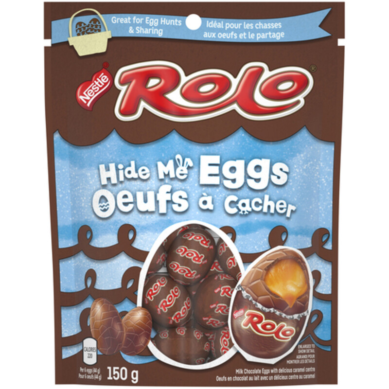 Rolo Milk Chocolate Hide Me Eggs 150 g - Voilà Online Groceries & Offers