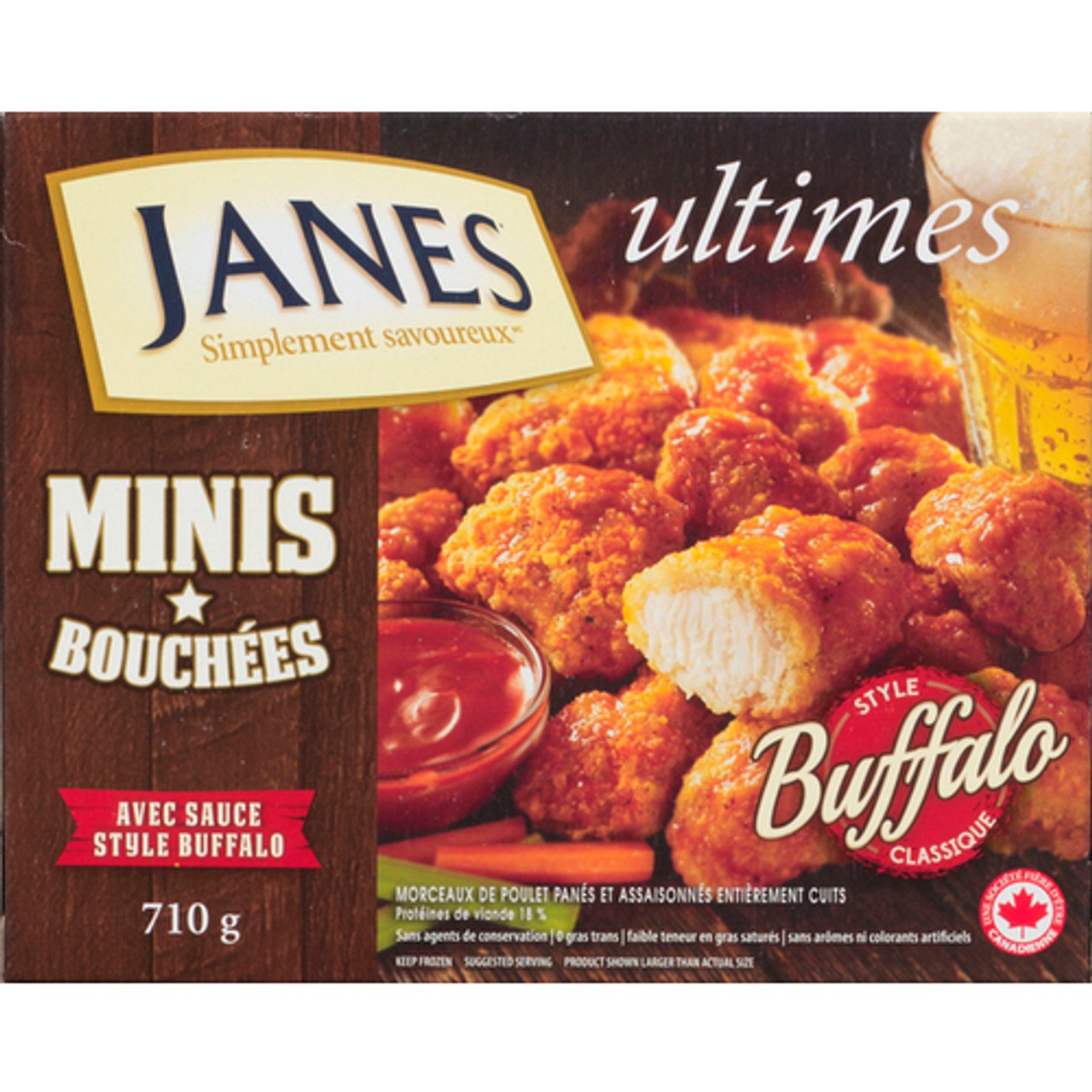 Janes Frozen Chicken Boneless Bites Buffalo 710 g - Voilà Online ...