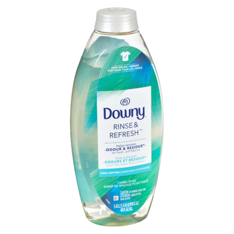 Downy Liquid Fabric Enhancers Rinse & Refresh Cool Cotton 1.43 L ...