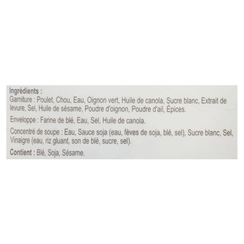 Siwin soup wonton chicken & vegetable kit 454 g (frozen) - Voilà Online ...