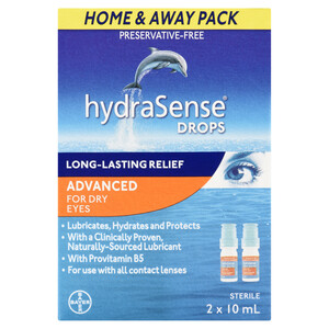 HydraSense Advanced Eye Drops 2 x 10 ml - Voilà Online Groceries & Offers