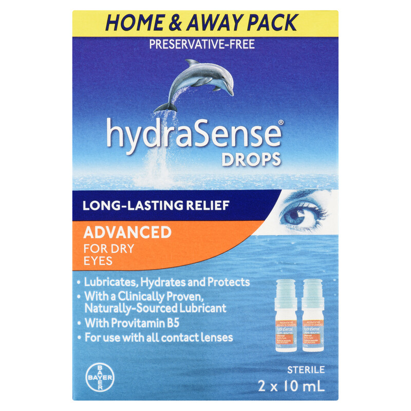 HydraSense Advanced Eye Drops 2 x 10 ml - Voilà Online Groceries & Offers