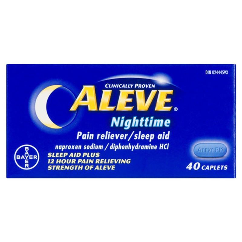 Aleve Nighttime Pain Reliever Caplets 40 EA - Voilà Online Groceries ...