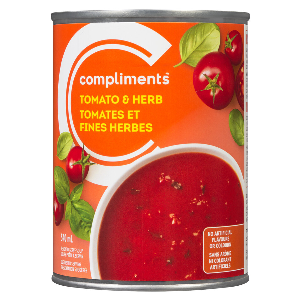Compliments Soup Tomato And Herb 540 ml - Voilà Online Groceries & Offers