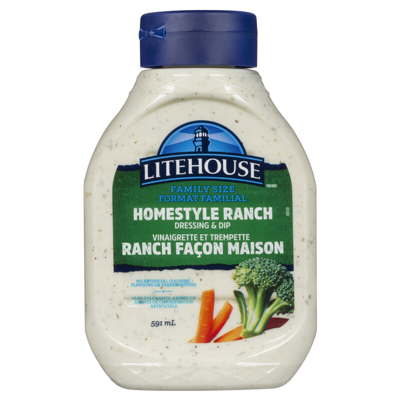 Litehouse Dressing Homestyle Ranch 591 ml - Voilà Online Groceries & Offers