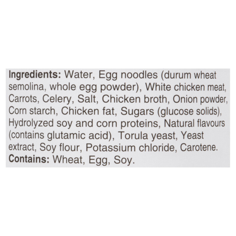 St-Hubert Soup Chicken Noodle 540 ml - Voilà Online Groceries & Offers