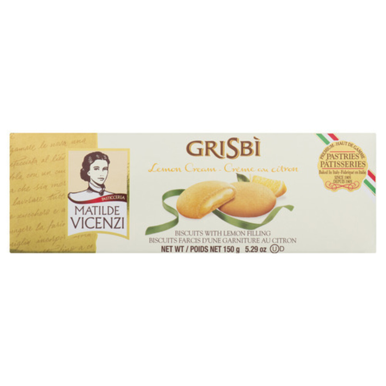 Grisbi Classic Cookies With Lemon Cream 150 g - Voilà Online Groceries ...