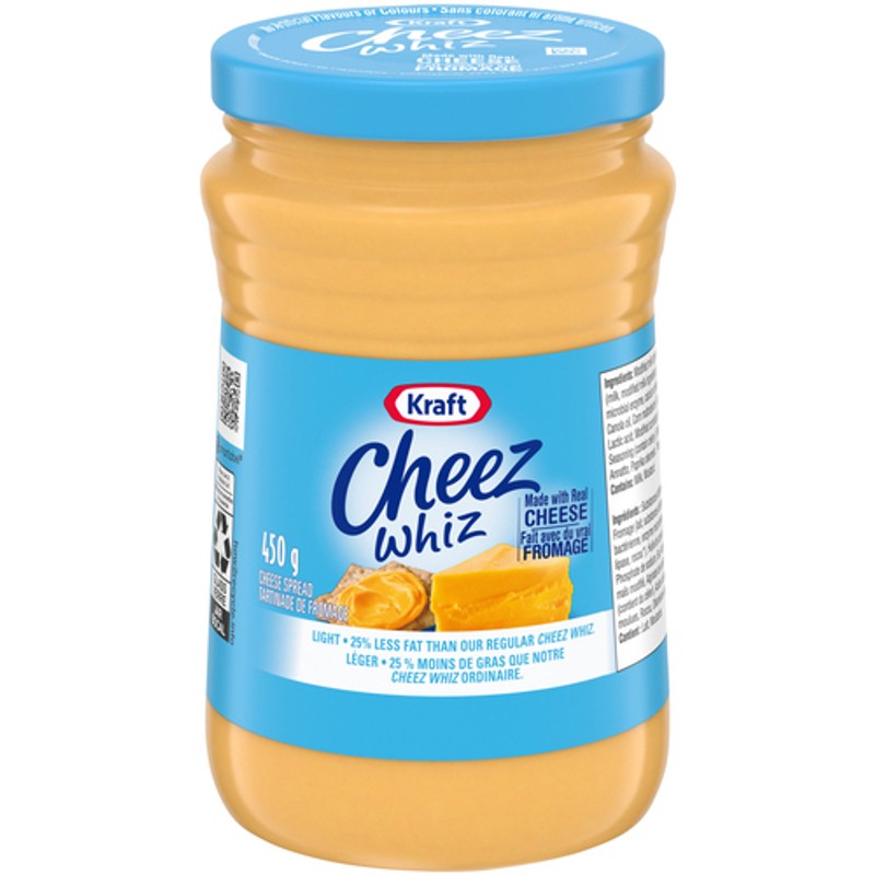 Cheez Whiz Cheese Spread Light 450 g - Voilà Online Groceries & Offers