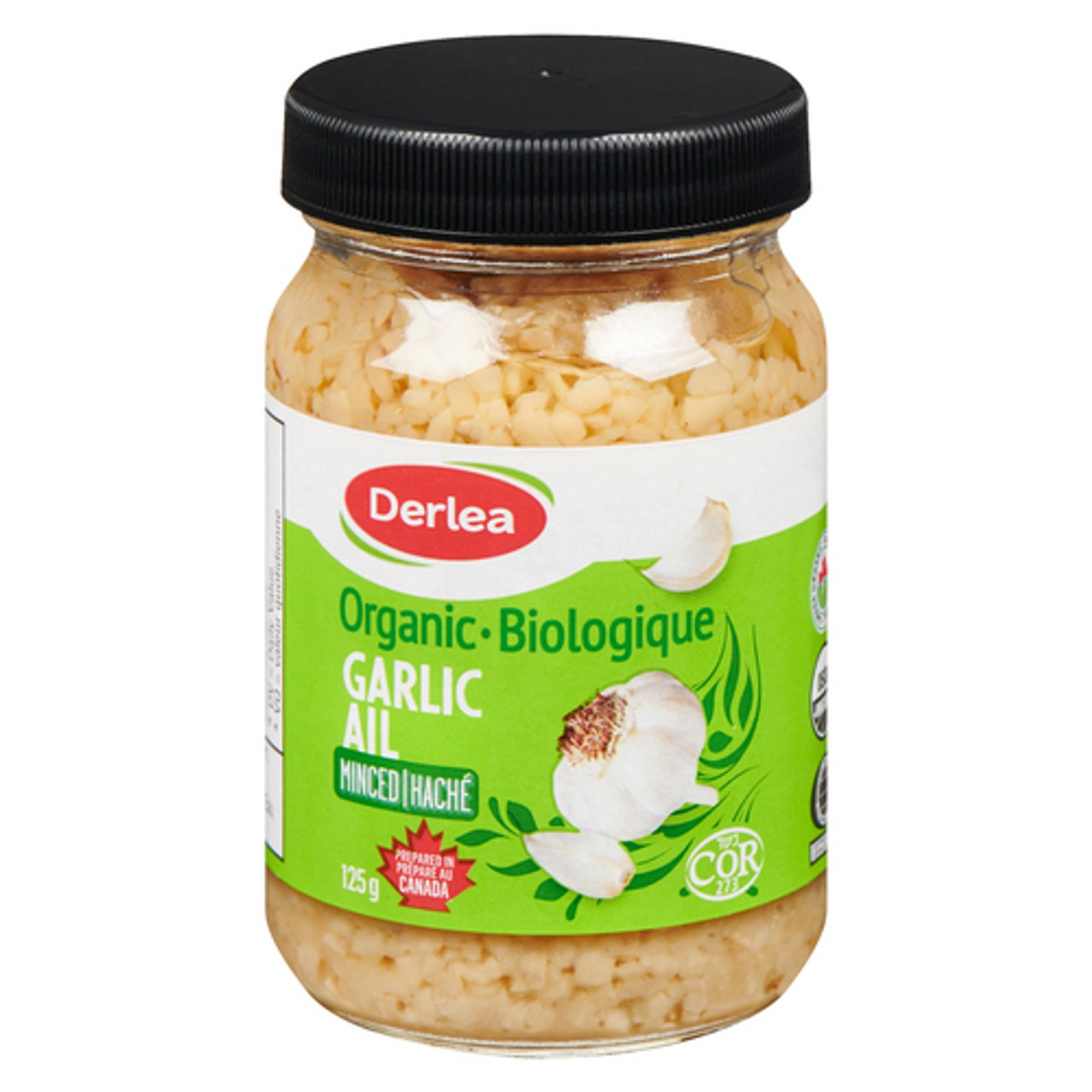 Derlea Organic Minced Garlic 125 g - Voilà Online Groceries & Offers