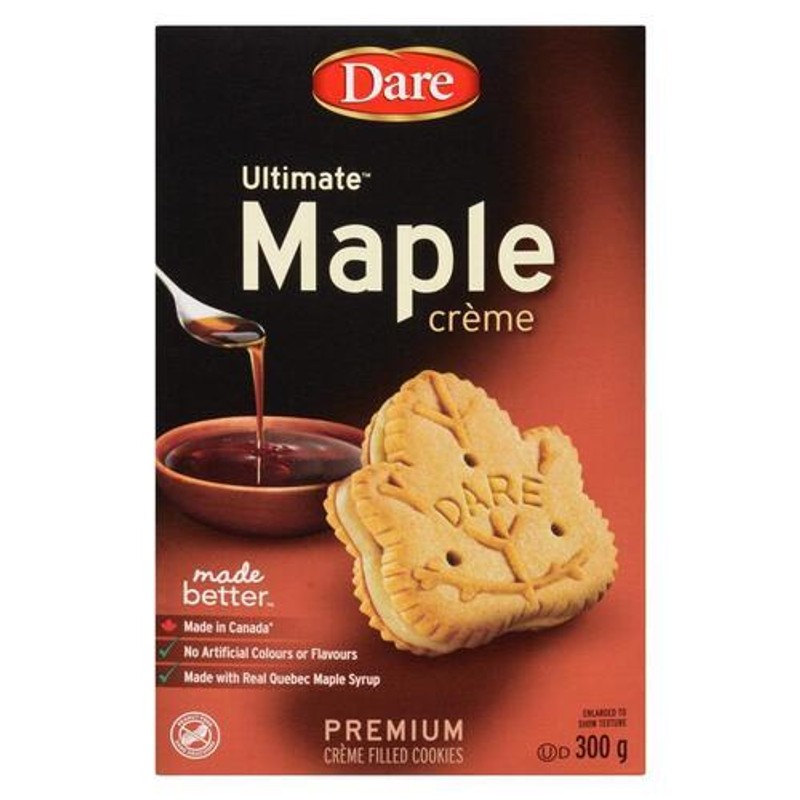 Dare Ultimate Peanut-Free Cookies Maple Crème 300 g - Voilà Online ...