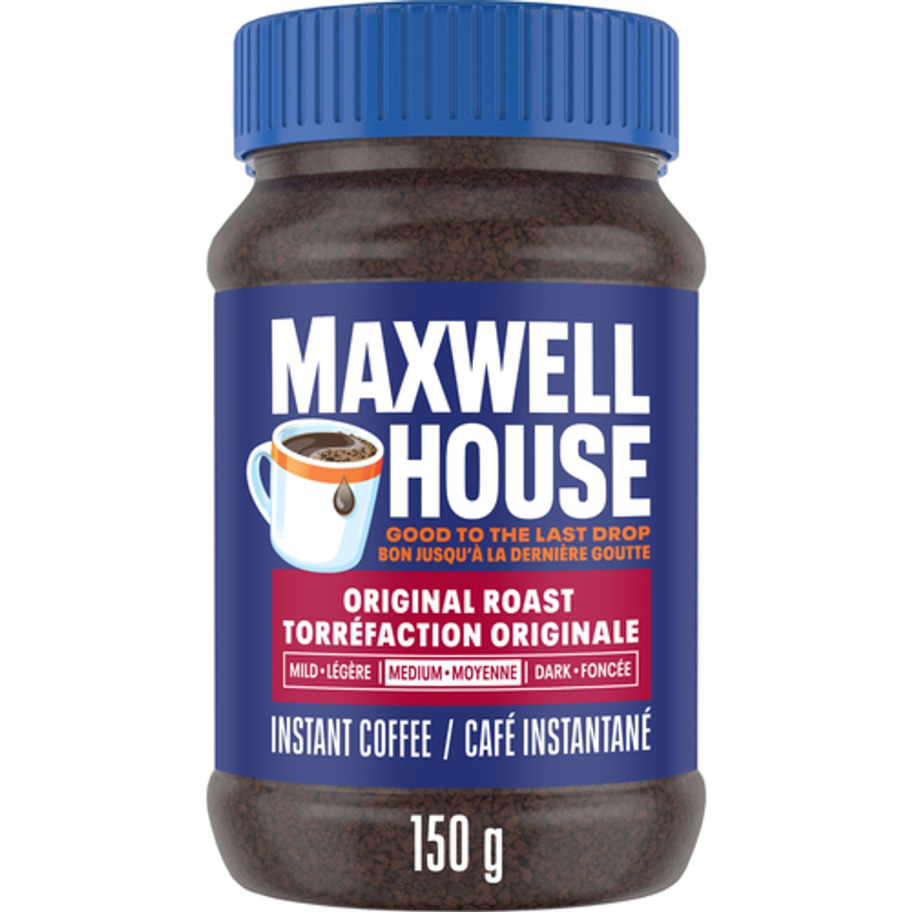 Maxwell House Instant Coffee Original Roast 150 g - Voilà Online ...