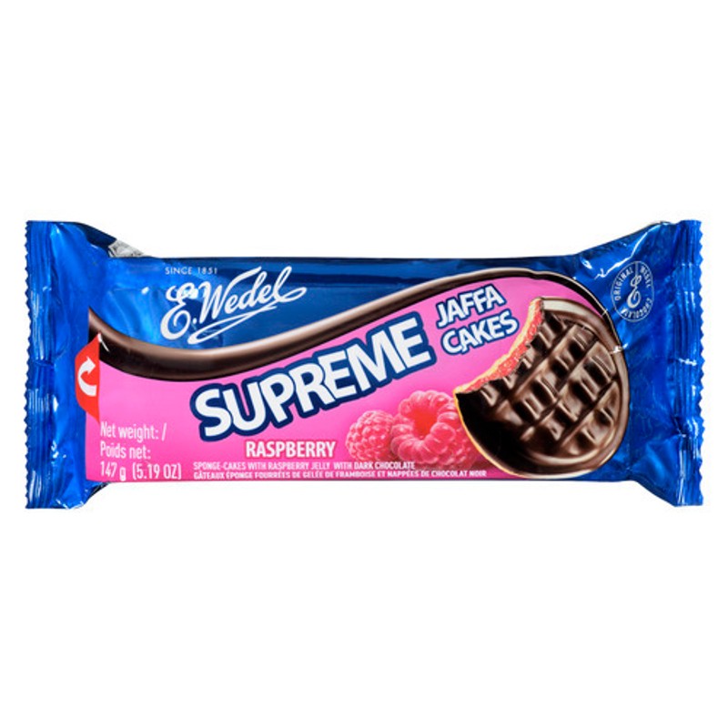 Wedel Supreme Jaffa Cake Raspberry 147 g - Voilà Online Groceries & Offers