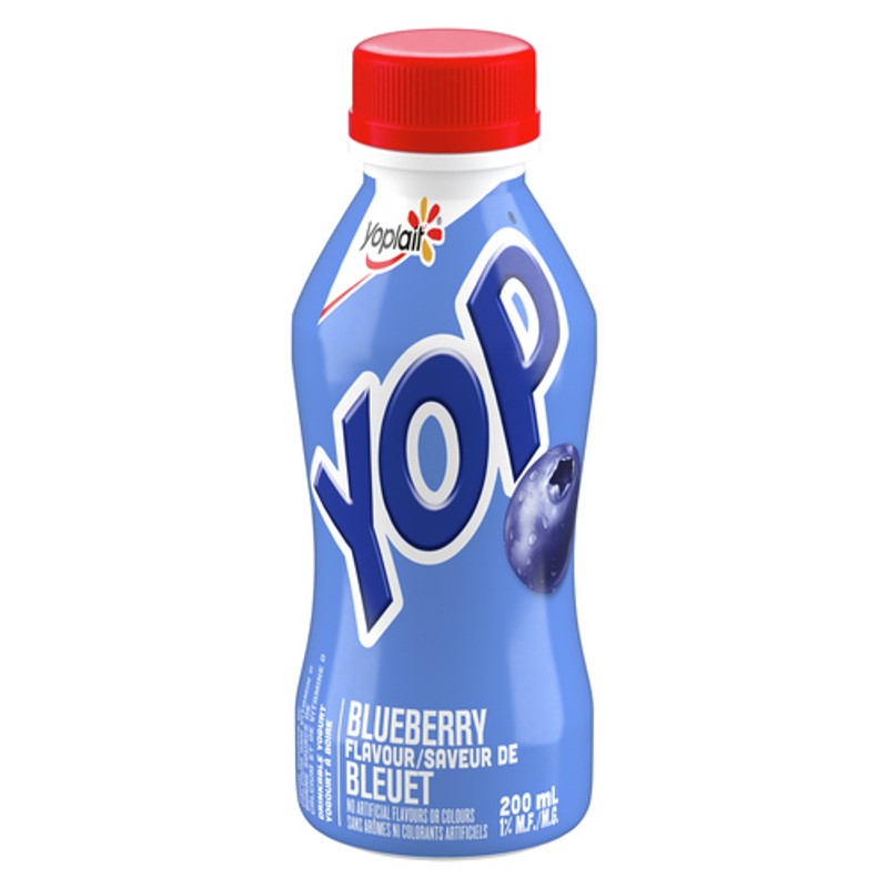 Yoplait Yop Drinkable Yogurt 1% Blueberry 200 ml - Voilà Online ...