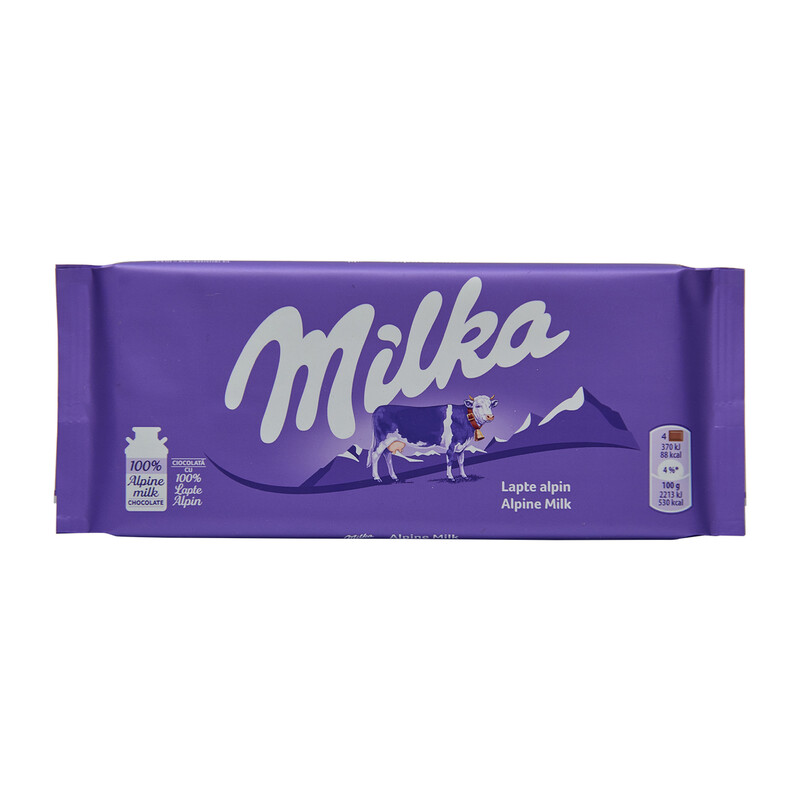 Milka Milk Chocolate Bar Alpine 100 g - Voilà Online Groceries & Offers