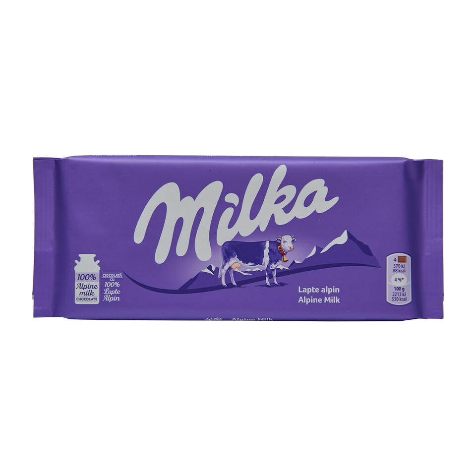 Milka Milk Chocolate Bar Alpine 100 g - Voilà Online Groceries & Offers
