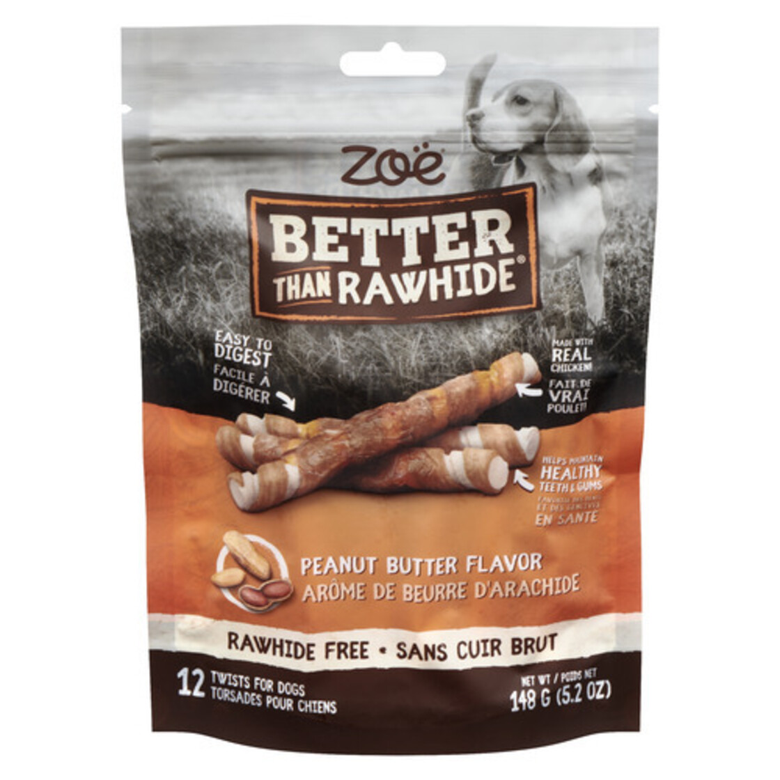 Zoe Dog Treat Peanut Butter 12 Pack - Voilà Online Groceries & Offers