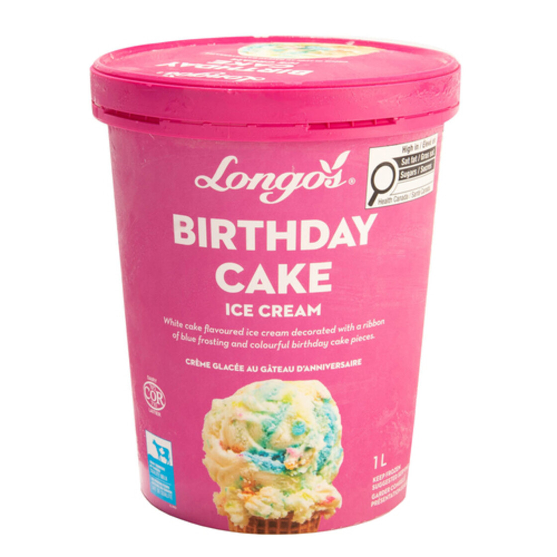 Longo's Ice Cream Birthday Cake 1 L - Voilà Online Groceries & Offers