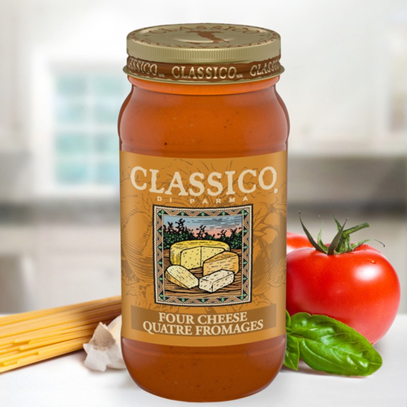 Classico Pasta Sauce Four Cheese 650 mL - Voilà Online Groceries & Offers