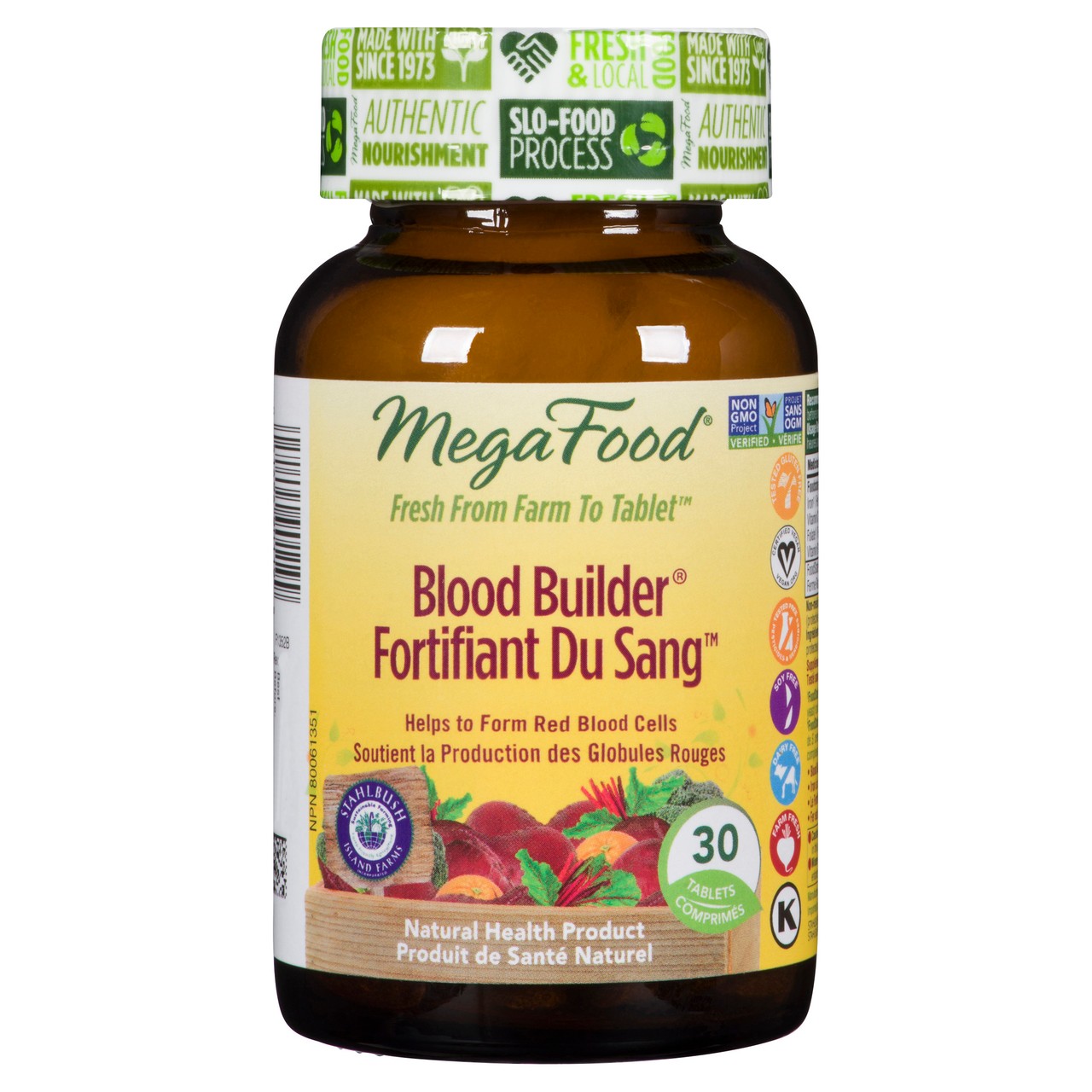 MegaFood Gluten-Free Blood Builder Tablets 30 Count - Voilà Online ...