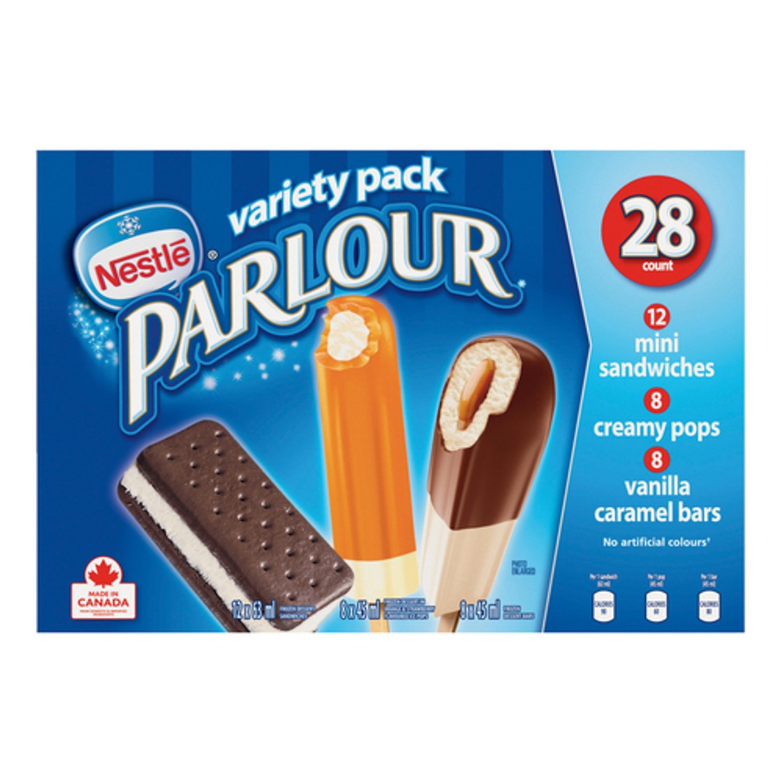 Parlour Ice Cream Treats Variety Pack 28 Count 1.476 L - Voilà Online ...