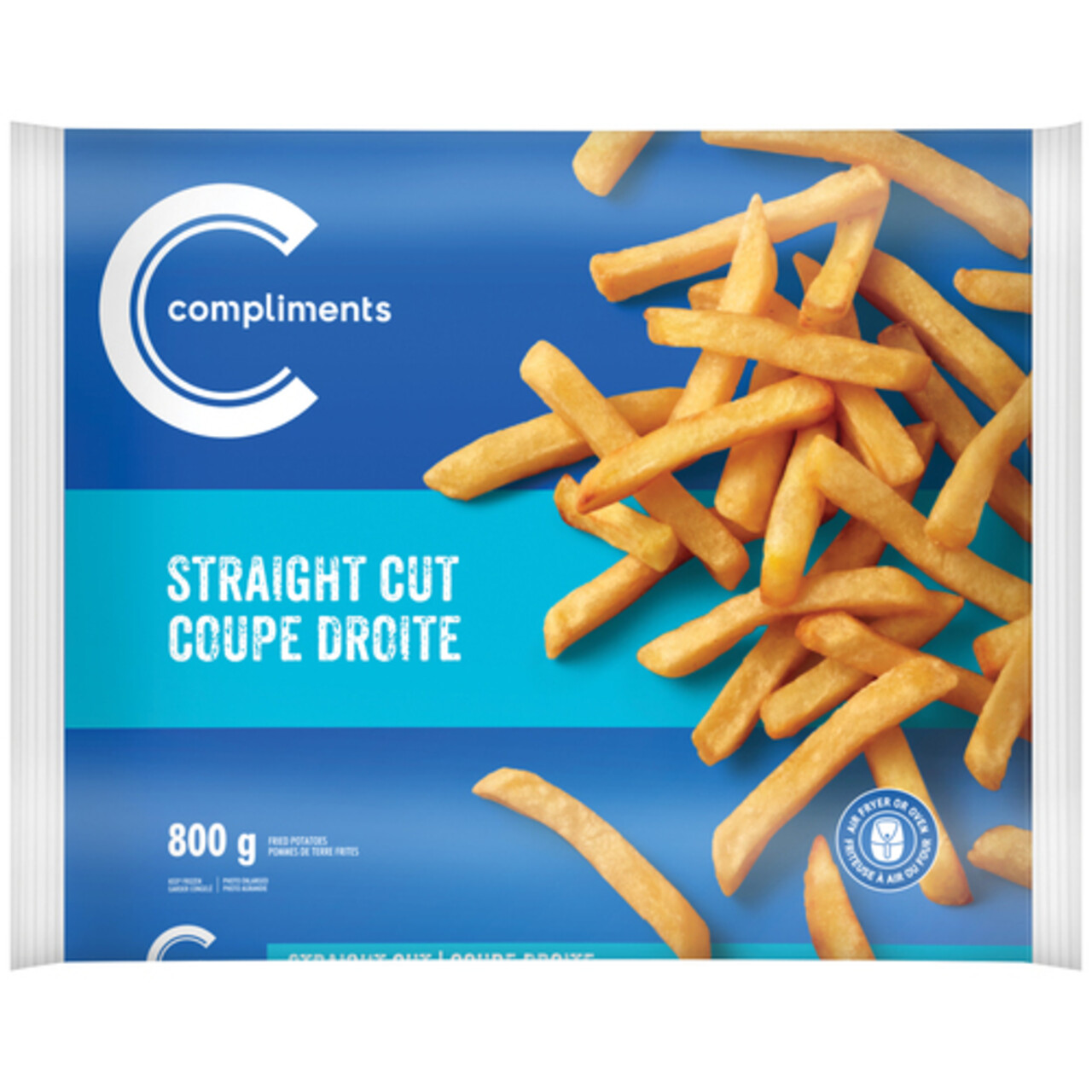 Compliments Frozen Fried Potato Straight Cut 800 g - Voilà Online ...