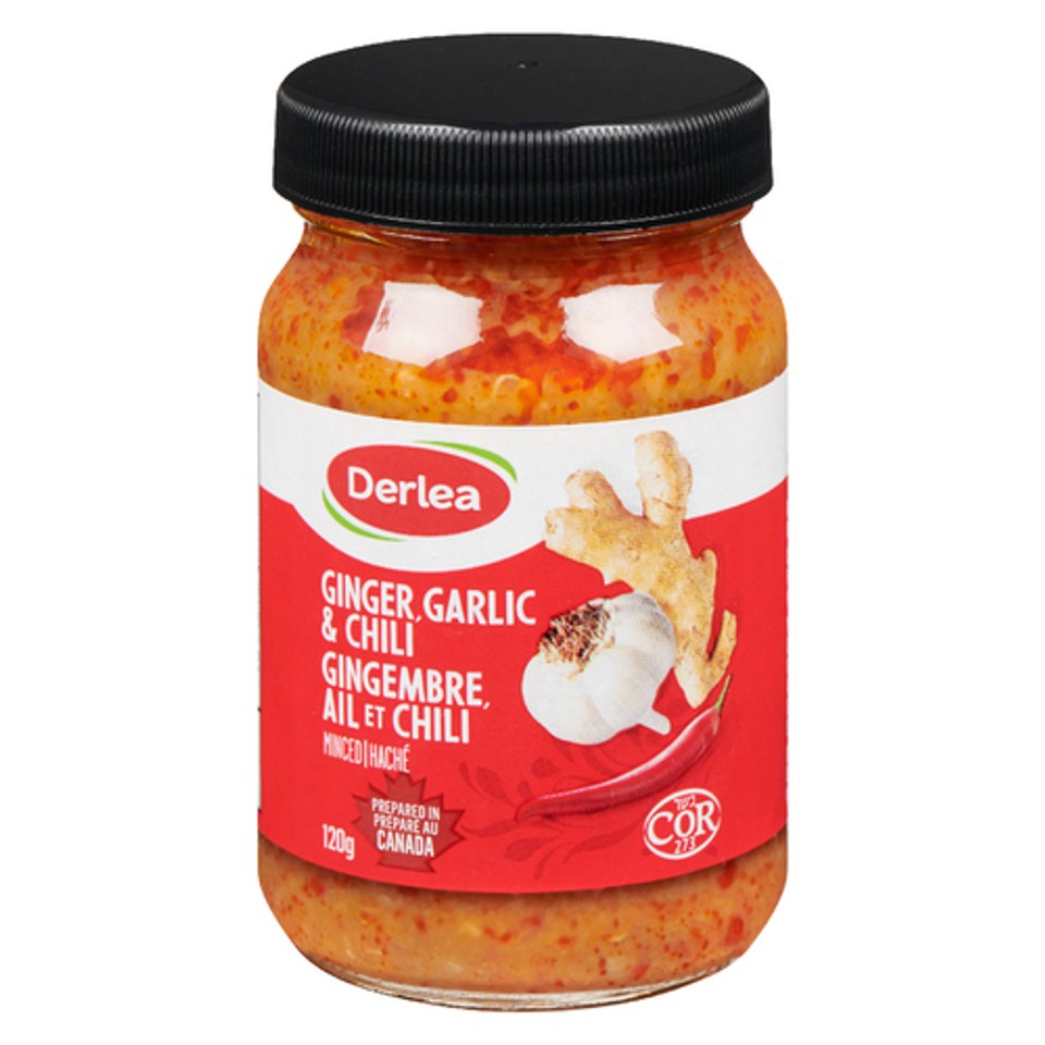Derlea Minced Ginger Garlic Chili Mix 120 g - Voilà Online Groceries ...