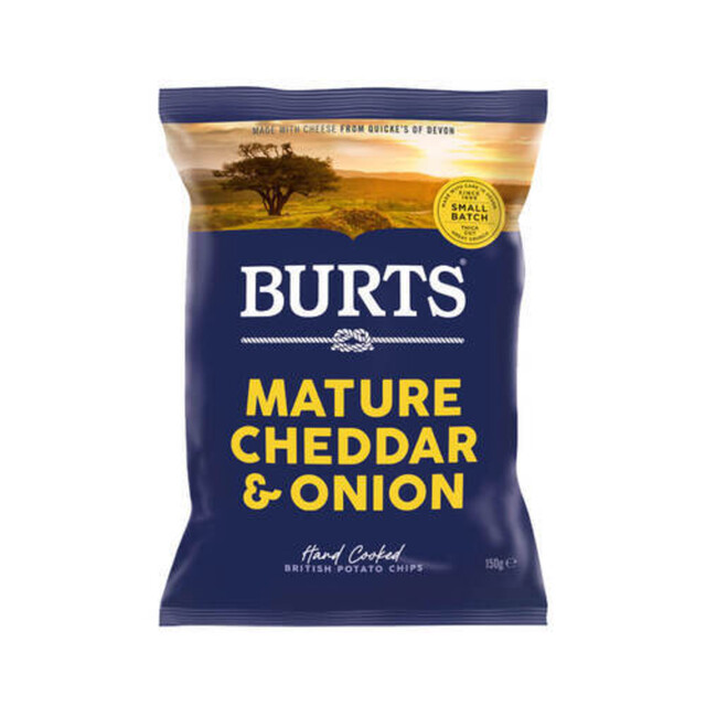 Burts Crisps Cheddar & Spring Onion 150 g - Voilà Online Groceries & Offers