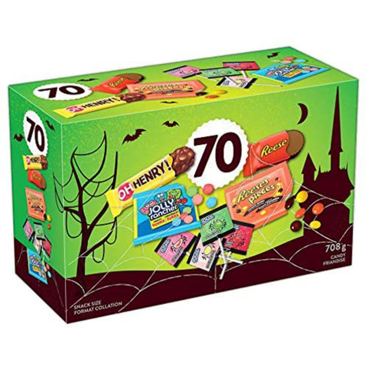 Hershey's Jolly Rancher Halloween Candy 70 Snack Size Candy 708 g ...