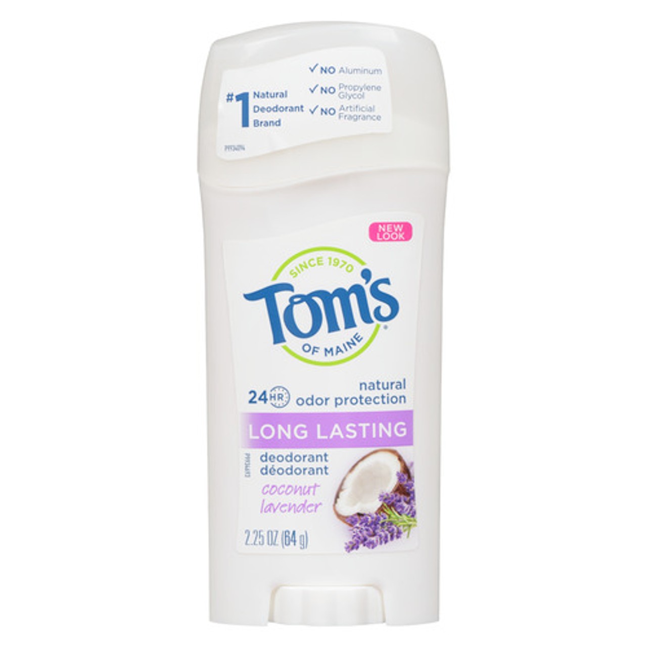 Tom's Of Maine Deodorant Coconut Lavender 64 g - Voilà Online Groceries ...