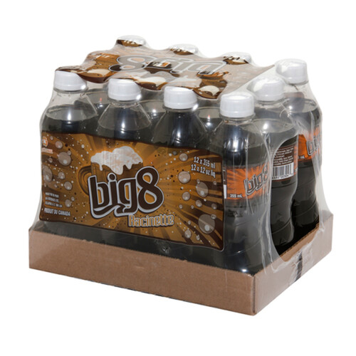 Big 8 Soda Rootbeer 12 x 355 ml (bottles) - Voilà Online Groceries & Offers