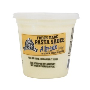 Farm Boy Alfredo Pasta Sauce Fresh Made 680 ml - Voilà Online Groceries ...