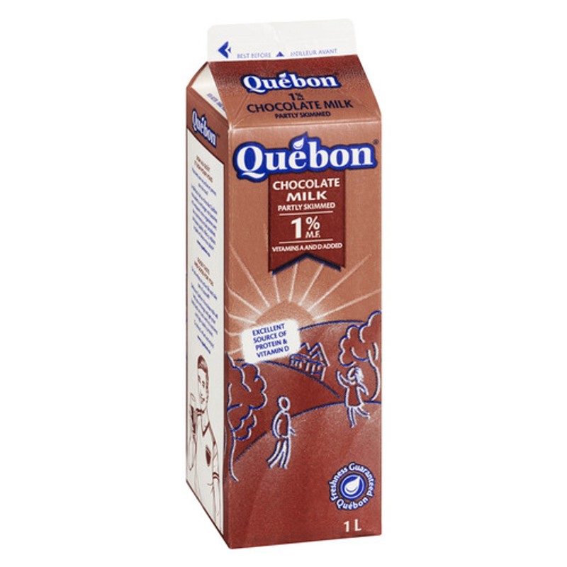 Quebon 1% Chocolate Milk 1 L - Voilà Online Groceries & Offers