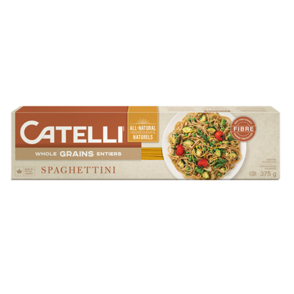 Catelli Whole Grains Pasta Spaghettini 375 g - Voilà Online Groceries ...