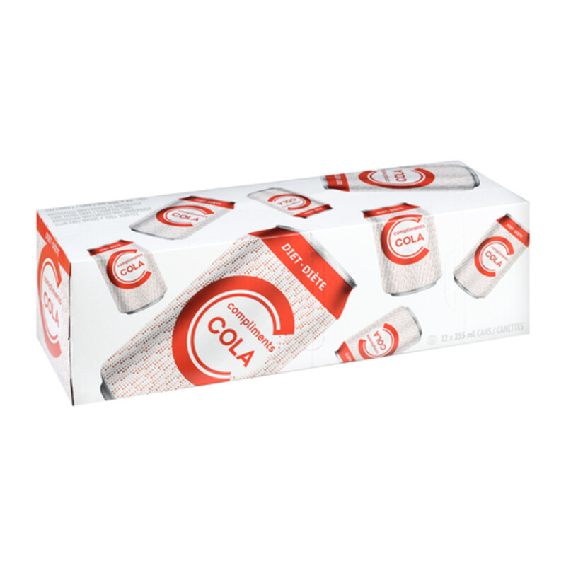 Compliments Soft Drink Diet Cola 12 x 355 ml (cans) - Voilà Online ...