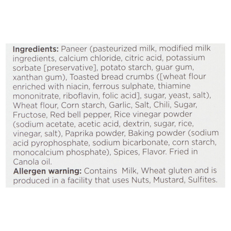 Nanak Frozen Paneer Bites Sweet Chili 454 g - Voilà Online Groceries ...