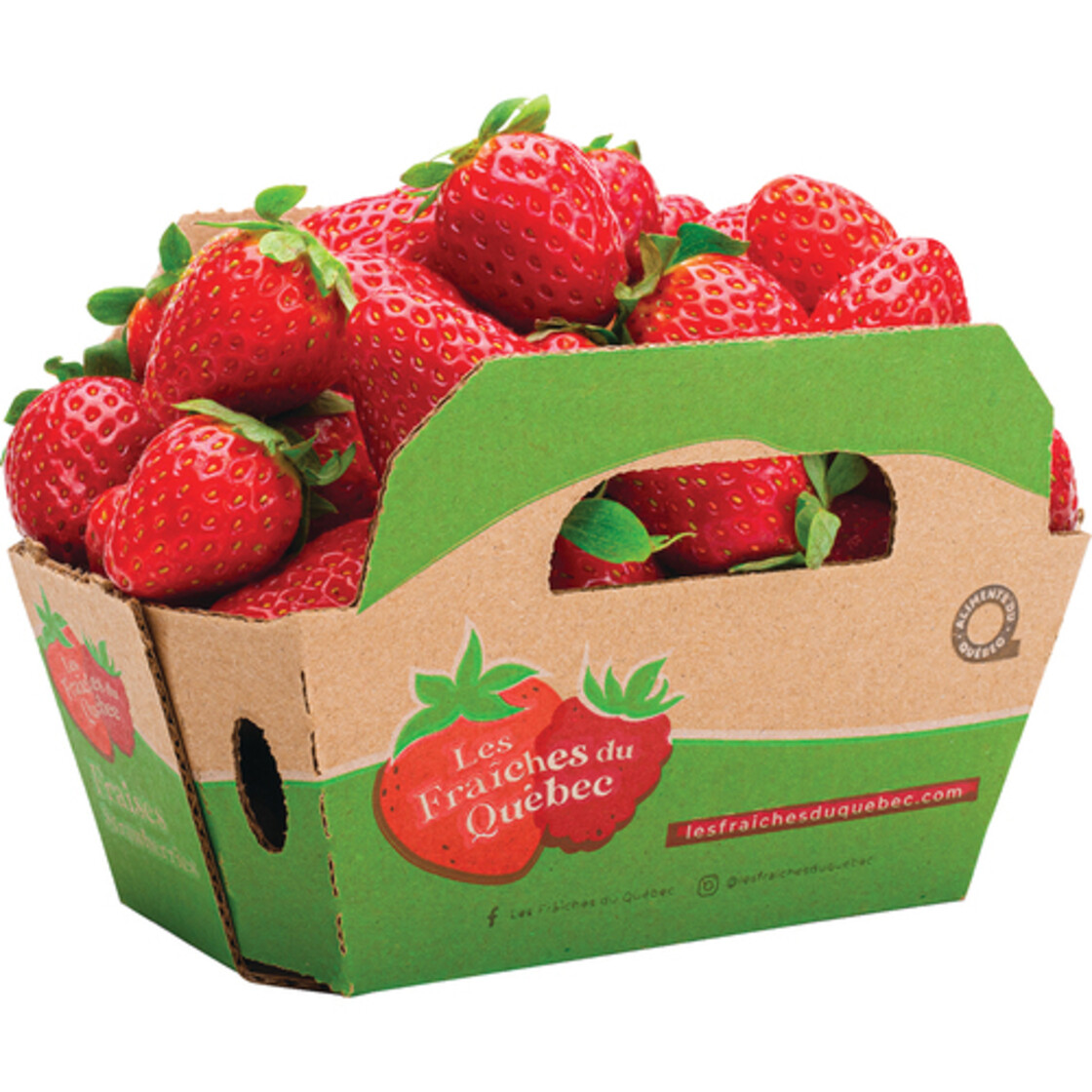 Quebec Organic Strawberry Basket - Voilà Online Groceries & Offers