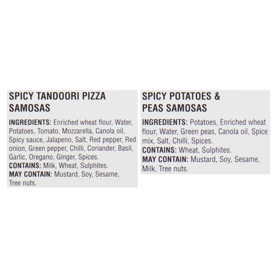 Brar's Frozen Samosas Superfan Gametime Spicy Tandoori Pizza 630 g ...